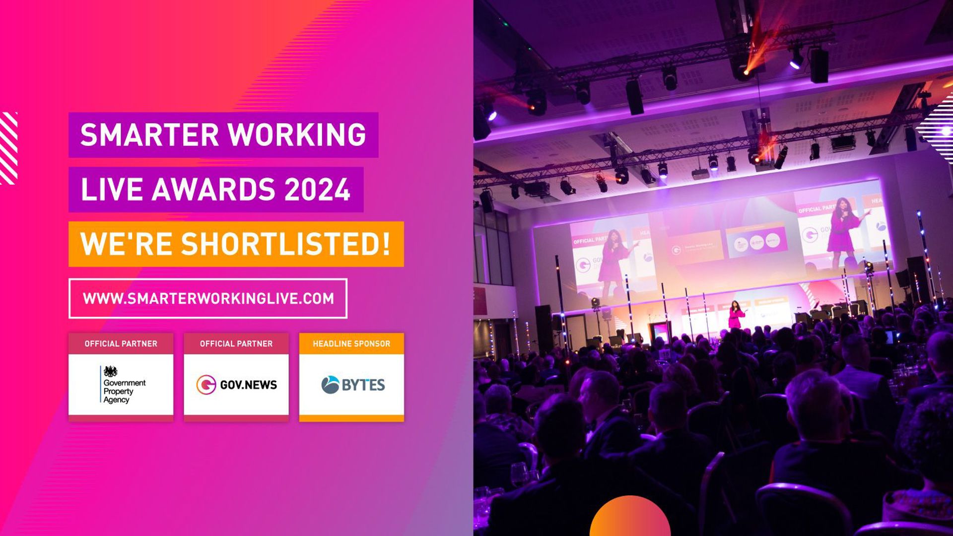 Smarter Working Live Awards - we've been shortlisted!